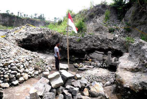 Penemuan Struktur Candi di Lereng Merapi