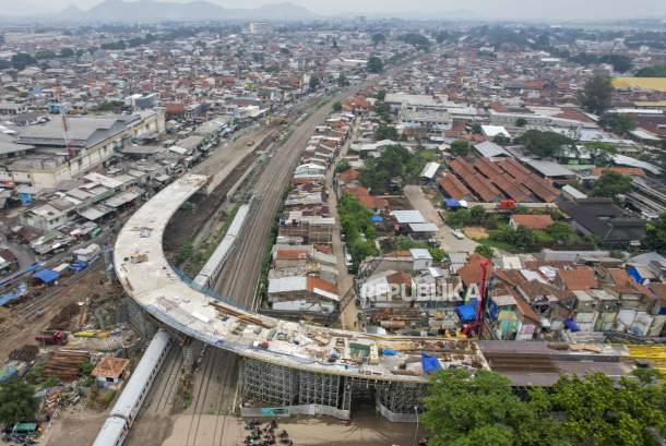 Progres Pembangunan Fly Over Ciroyom