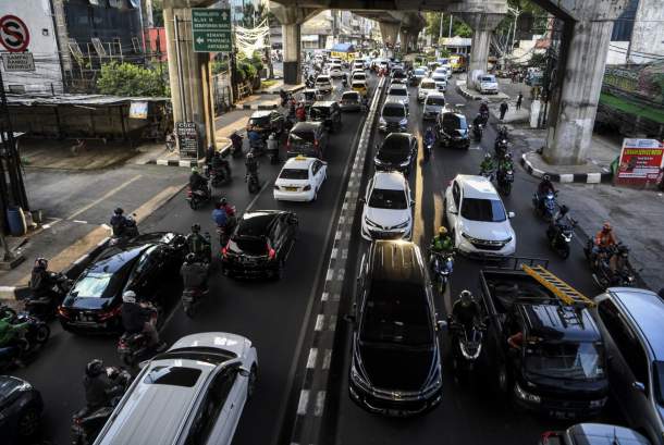 Jalanan Jakarta Kembali Alami Kemacetan