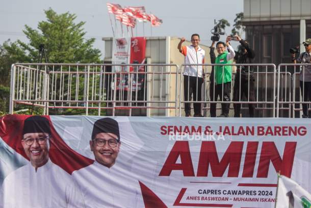 Anies Muhaimin Hadiri Senam Sehat di Depok Anies Muhaimin Hadiri Senam Sehat di Depok
