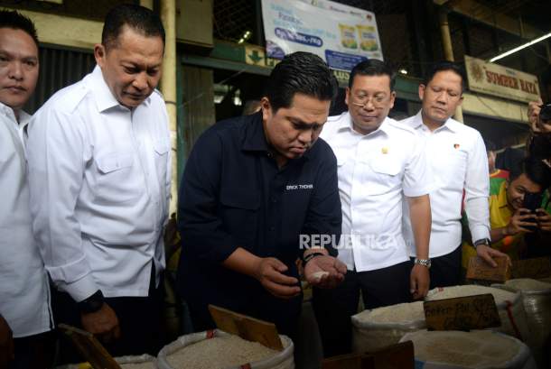 Erick Thohir Gandeng Satgas Pangan Tindak Penimbun Pangan