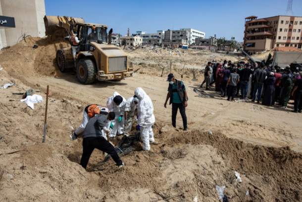 Sebanyak 570 Jenazah Ditemukan di Tujuh Kuburan Massal di Gaza