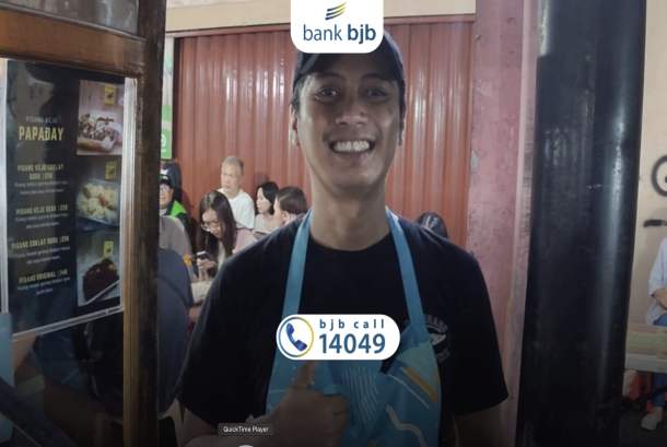 bjb DigiCash, Permudah Transaksi Customer Pisang Keju Papaday