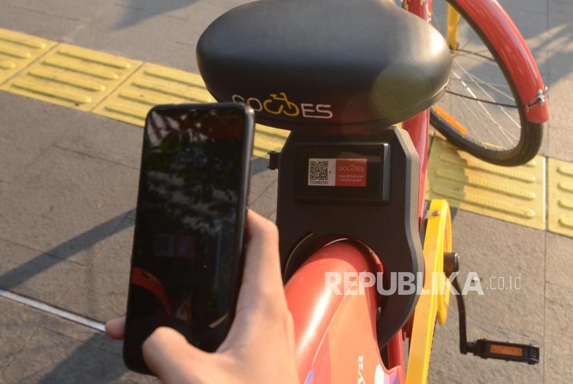 Fasilitas Peminjaman Sepeda dan Otopet di Jalan Thamrin | Republika Online