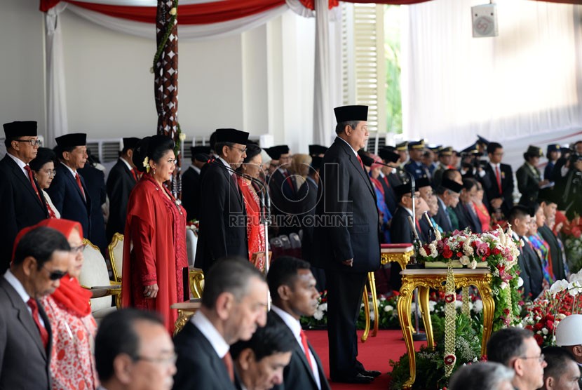 Upacara Peringatan HUT Proklamasi ke-69 RI di Istana Merdeka ...