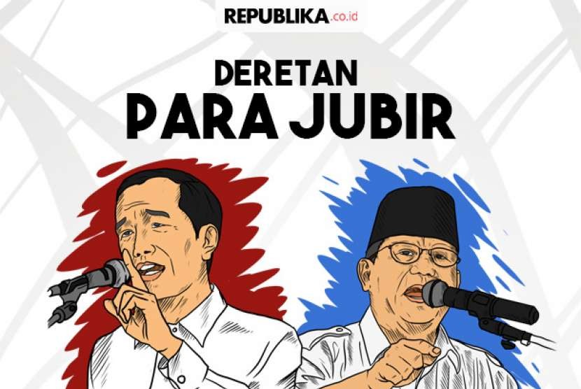 Deretan Jubir Jokowi dan Prabowo | Republika Online