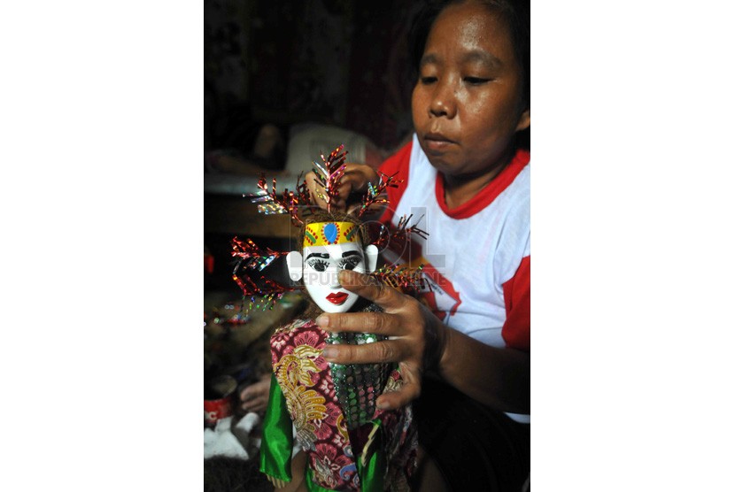 Perajin Ondel-Ondel di Kramat Pulo | Republika Online