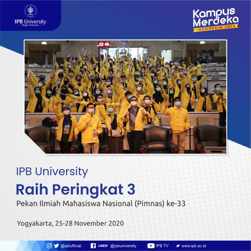 IPB Raih Peringkat 3 Pekan Ilmiah Mahasiswa Nasional 2020 | Republika ...