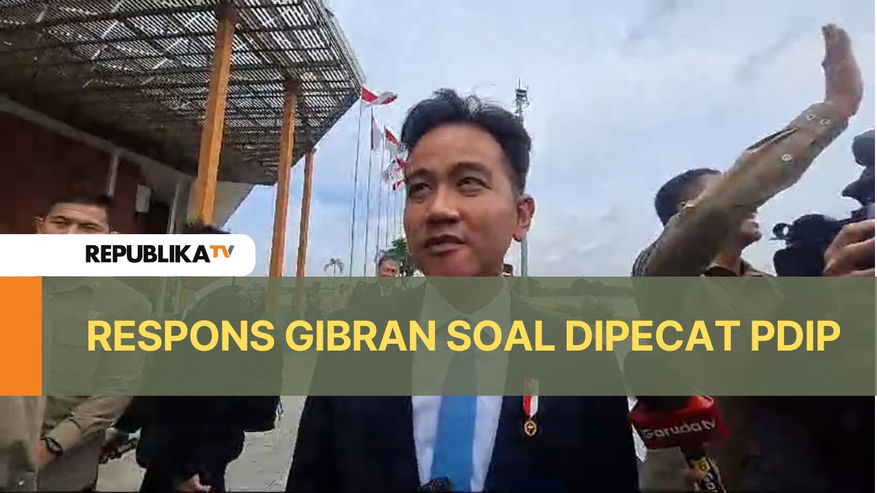 Respons Gibran Soal Dipecat dari PDIP Respons Gibran Soal Dipecat dari PDIP