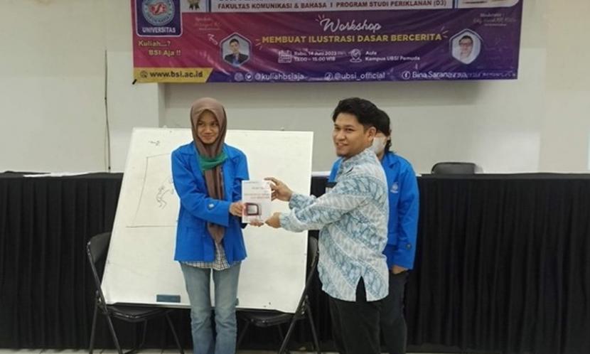 Bekali Mahasiswa Membuat Iklan, Prodi Periklanan Gelar Workshop Ilustrasi Dasar Bercerita ...