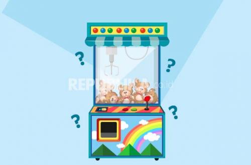 Infografis Hukum Bermain Claw Machine dalam Islam | Republika Online