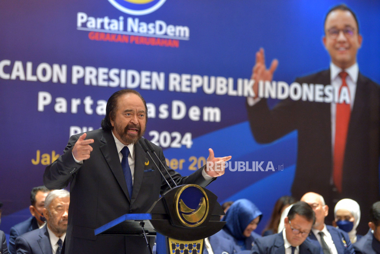 Partai Nasdem Deklarasikan Anies Menjadi Capres