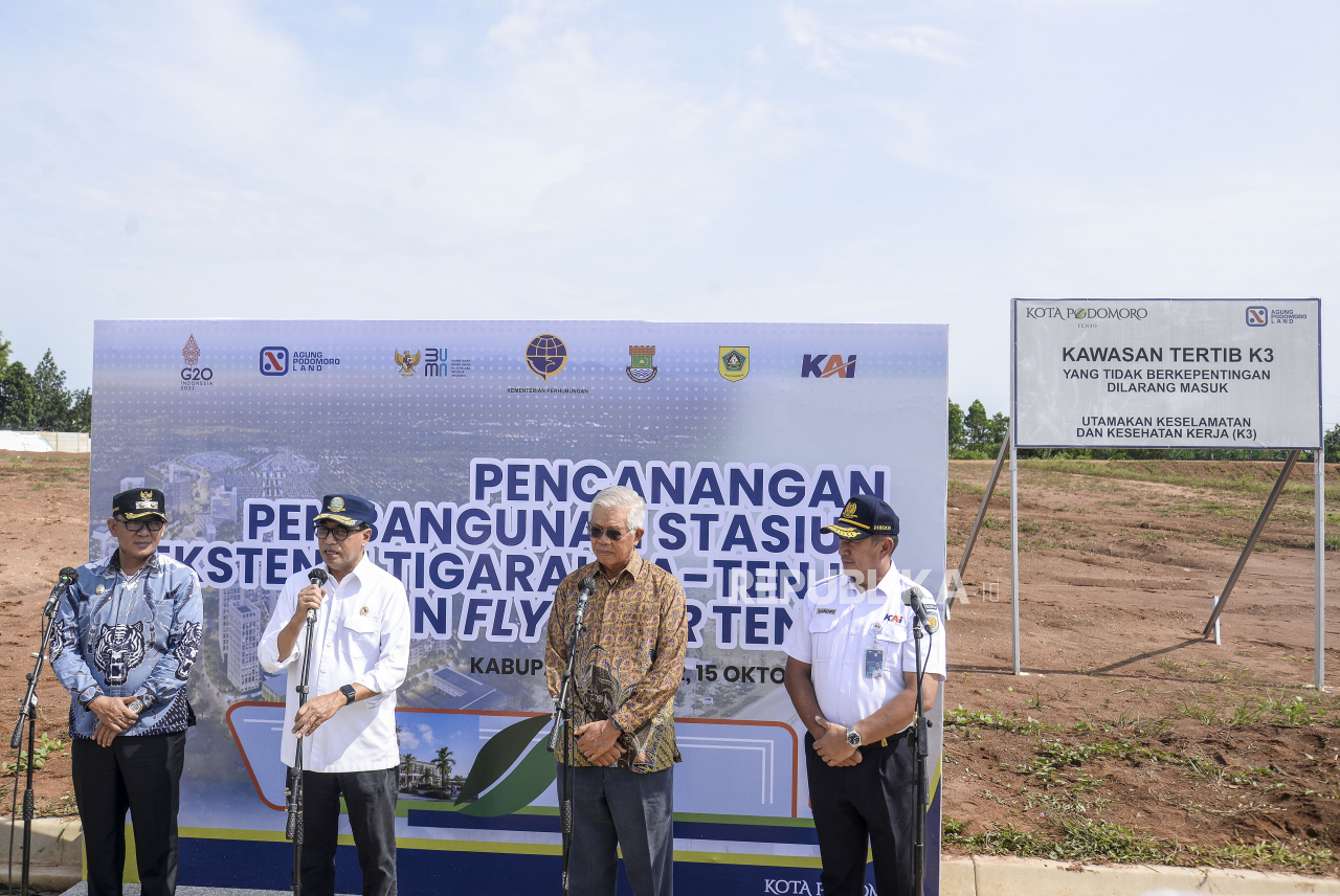 Pembangunan Stasiun Ekstensi Tigaraksa dan Fly Over Tenjo.