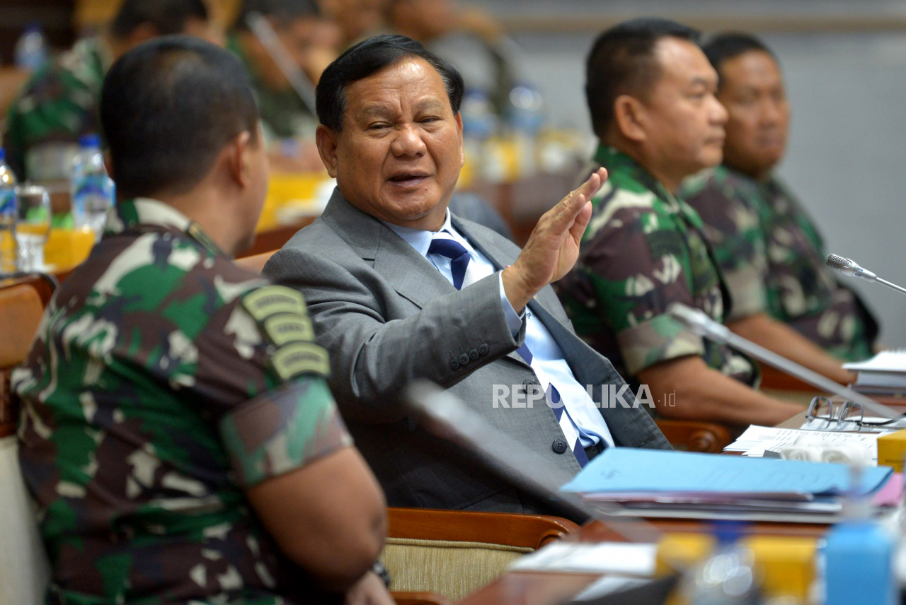 Rapat Kerja Kemenhan dan DPR