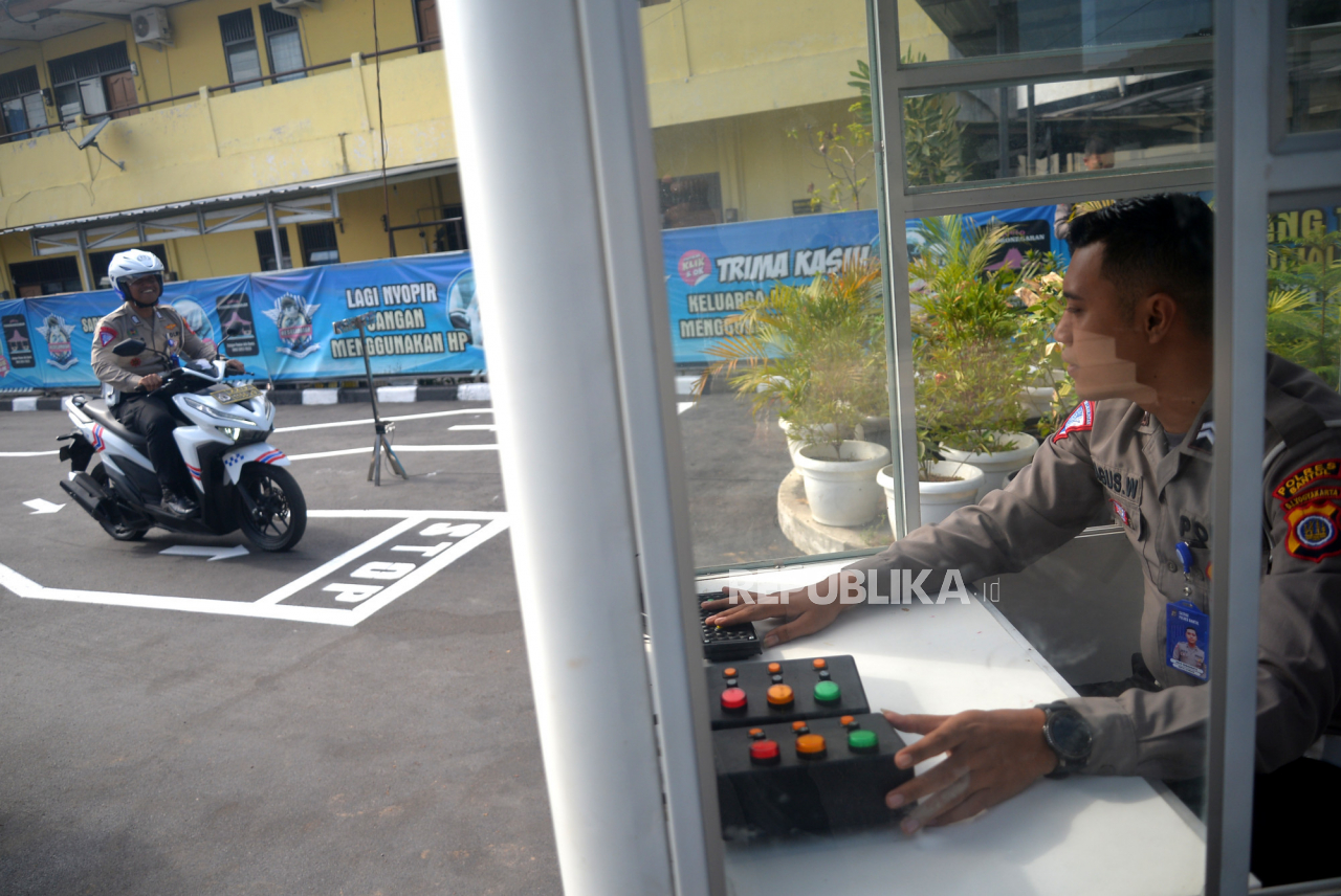 Polres Bantul Uji Coba Sistem Uji SIM C Baru