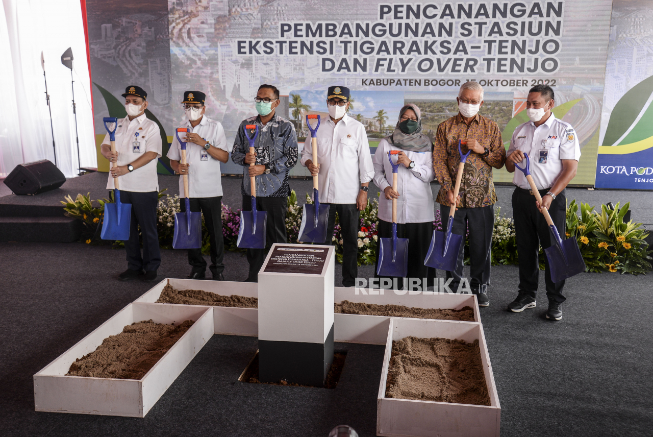 Pembangunan Stasiun Ekstensi Tigaraksa dan Fly Over Tenjo.