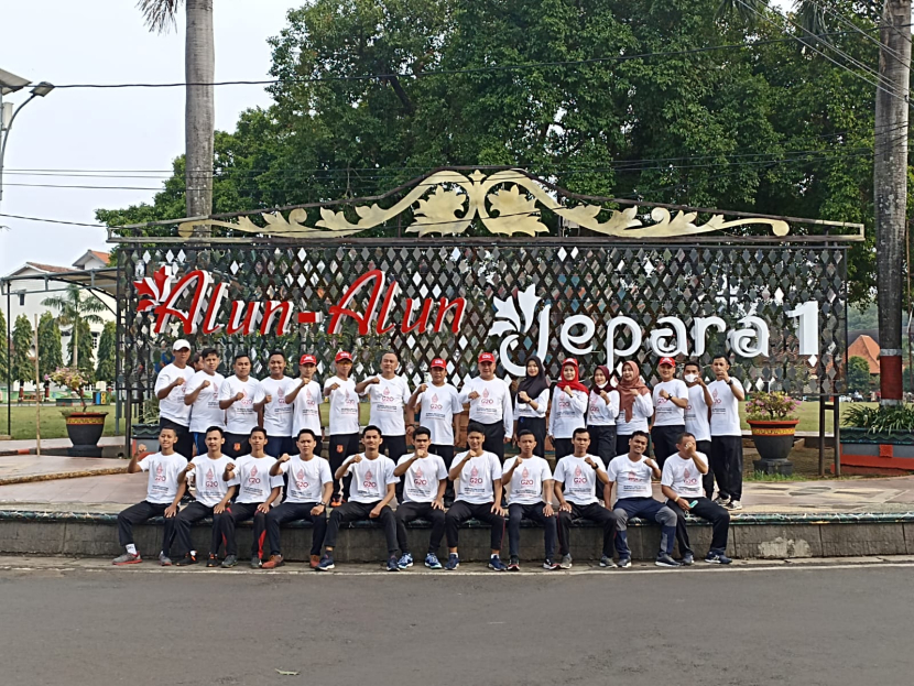Semarakkan G20, Rutan Jepara Adakan Jalan Sehat Bersama Semarakkan G20, Rutan Jepara Adakan Jalan Sehat Bersama