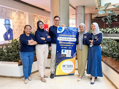 NAS Consulting Research Raih Sertifikasi ISO 9001:2015 | topnews62.com