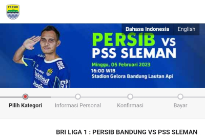 Fix di GBLA Ini Harga Tiket Persib Kontra PSS | bandung24jam