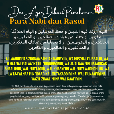 Doa Agar Diberikan Pemahaman Para Nabi dan Rasul | rumahberkah