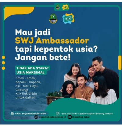 Pendaftaran Smiling West Java Ambassador Diperpanjang, Ini Syarat dan Fasilitasnya | bandung24jam